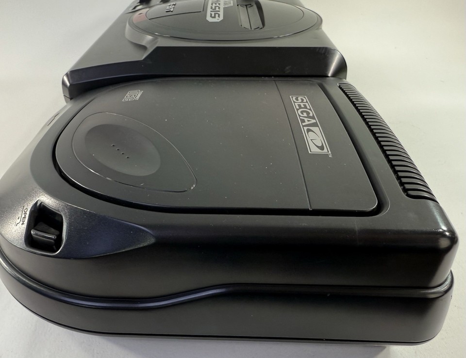 Sega Genesis Model 1 & Sega CD Model 2 with Controller and Accessories ...