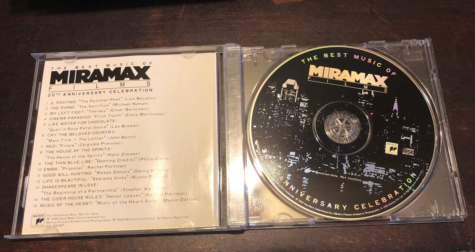 Best Music of Miramax Films: 20th Anniversary Celebration by Various ...