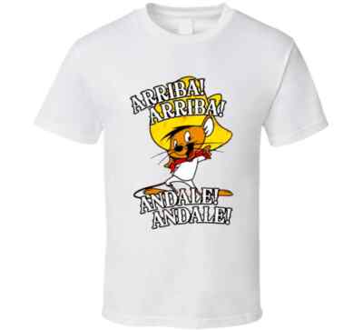 Speedy Gonzales Arriba Arriba Andale Retro Cartoon T Shirt | eBay