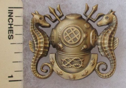 Original US NAVY DIVING OFFICER DIVER BADGE W-22-N Made | eBay