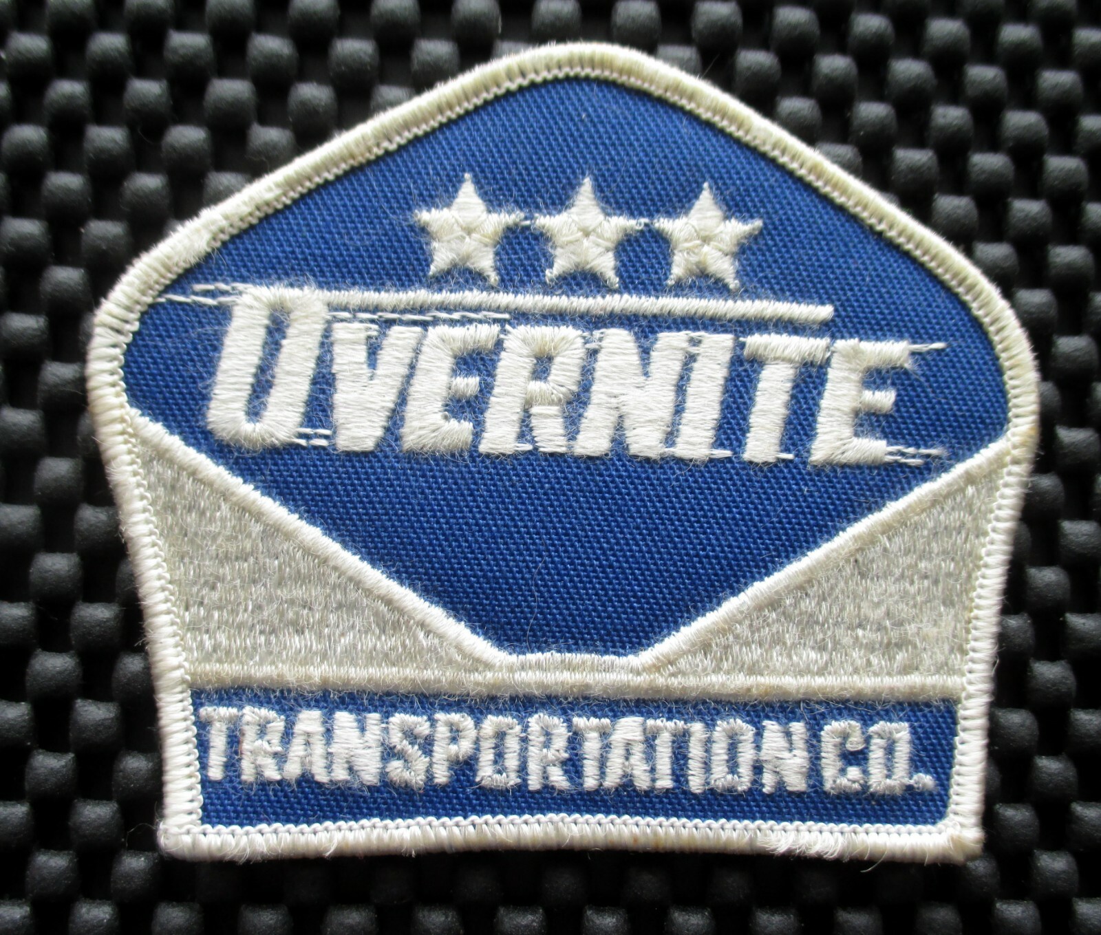 OVERNITE TRANSPORTATION EMBROIDERED SEW ON PATCH TRUCK FREIGHT 3 1/2" x ...