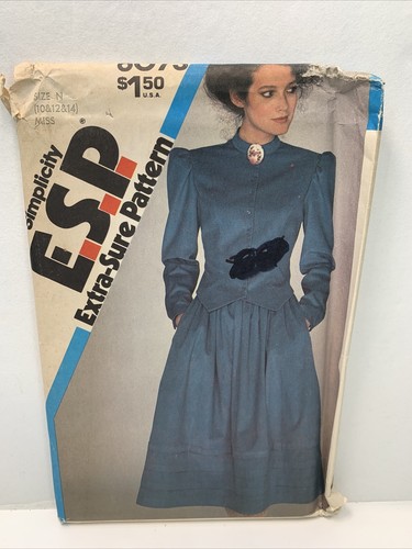 Simplicity 6073 Misses Fitted Dress Sewing Pattern 10-14 *Uncut* | eBay