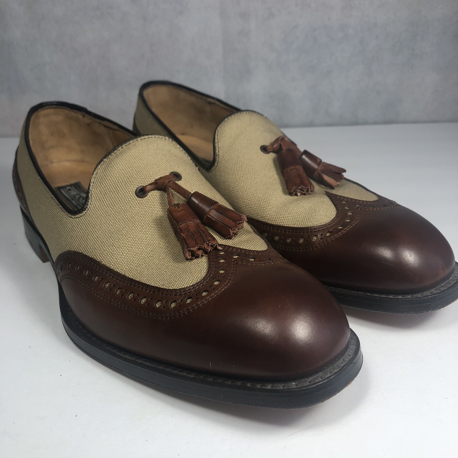 Cheaney Bench-Made England Slip On Wingtip Tassel Two… - Gem