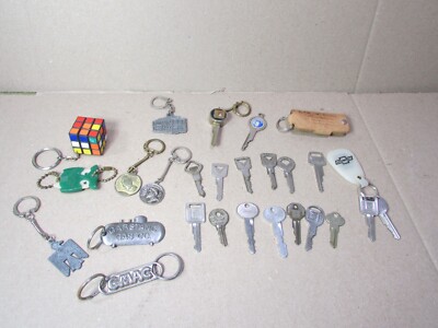Lot of Vintage Keychains and Car Keys Ford Chrysler GM Chevrolet | eBay