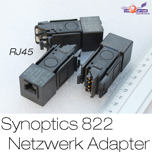 NETZWERK ADAPTER SYNOPTICS MODEL 822 975-014-A 150Om 96Om 10BT TO TYPE ...