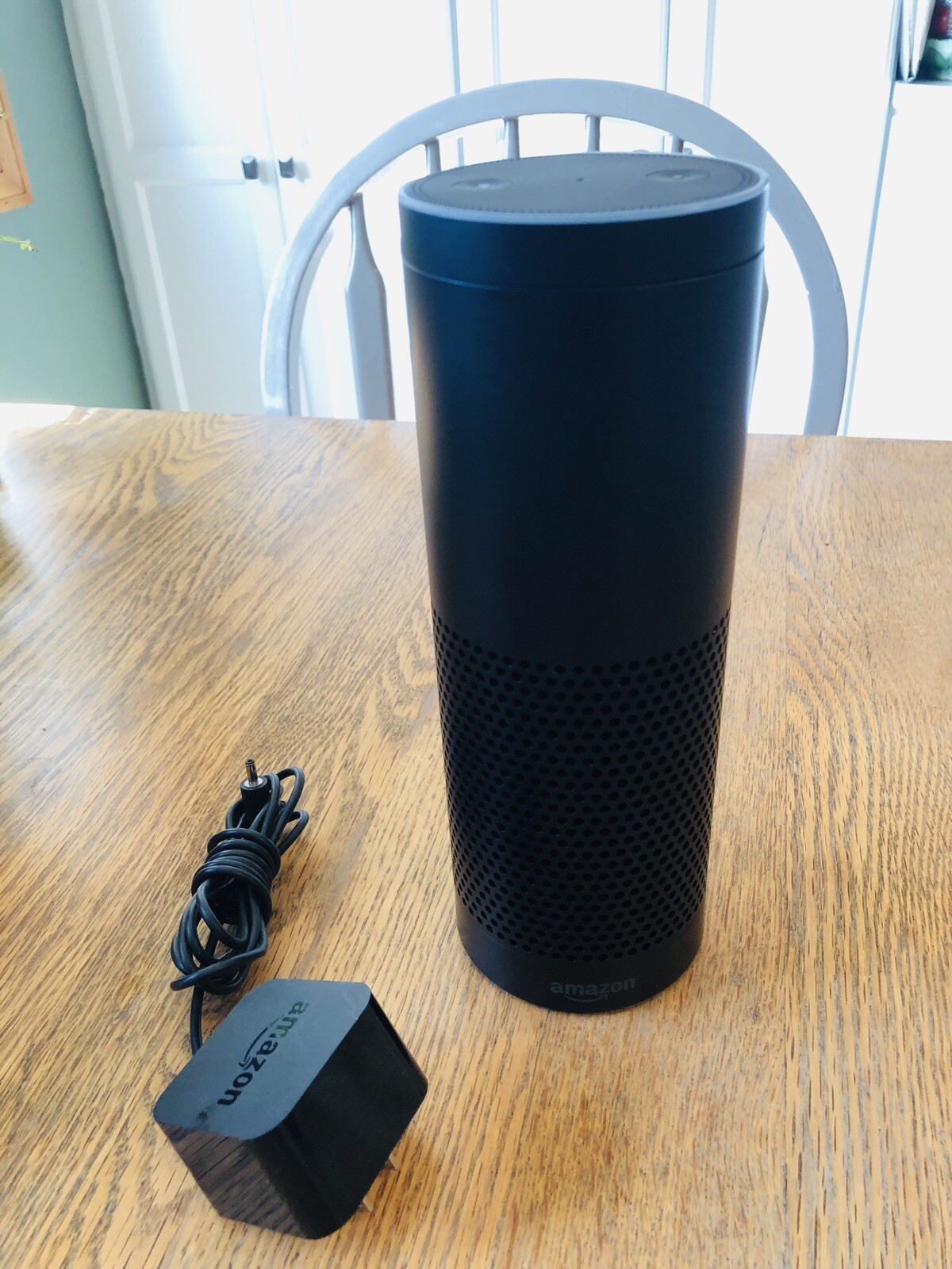 Amazon Echo SK705DI 1st Gen Black Alexa-Enabled Smart Speaker ...