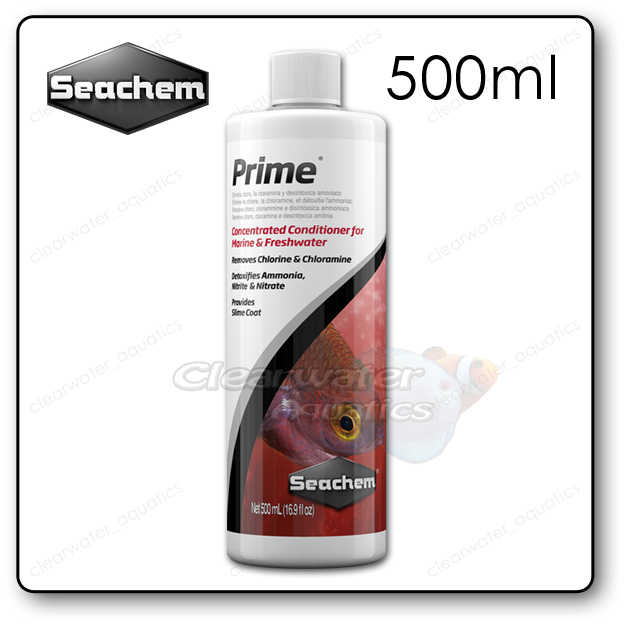 Seachem PRIME AQUARIUM Water Conditioner FISH TANK DECHLORINATOR ...