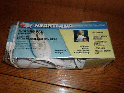 Heartland Diabetic Therapy Solutions Moist / Dry Heat Heating Pad 12x15 ...