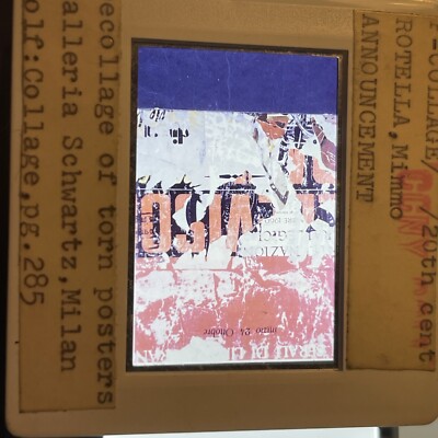 Mimmo Rotello “Announcement ” Italian Art 35mm Slide | eBay