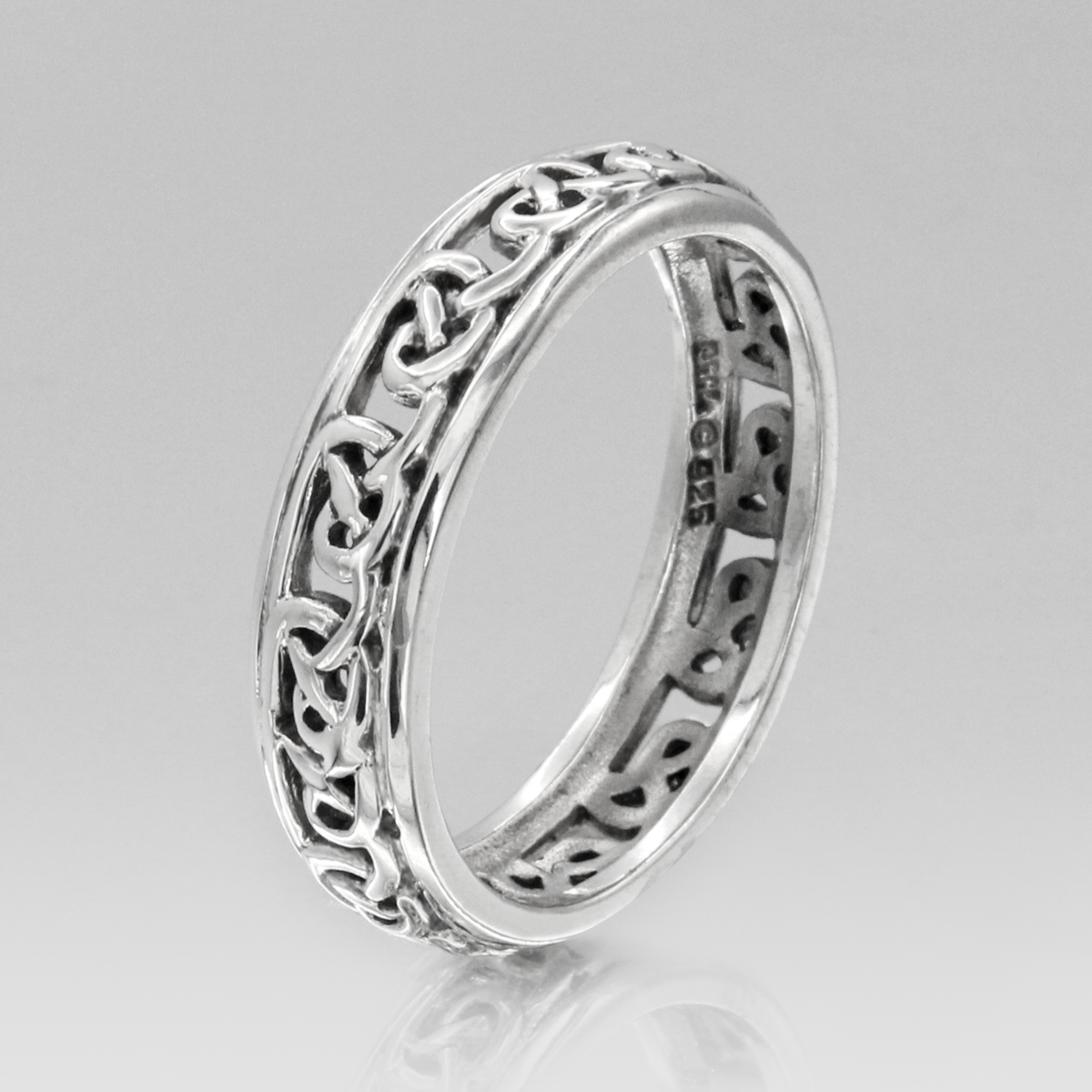 Celtic Infinity Ring Sizes 4-15 - Sterling Silver Infinity Knotwork ...