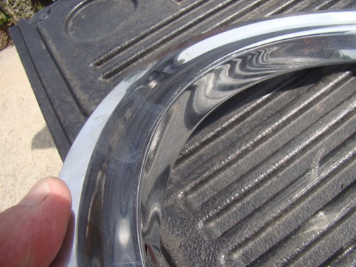 Vintage 15" Wheel Chrome Beauty Ring Trim Ring (C)) | eBay