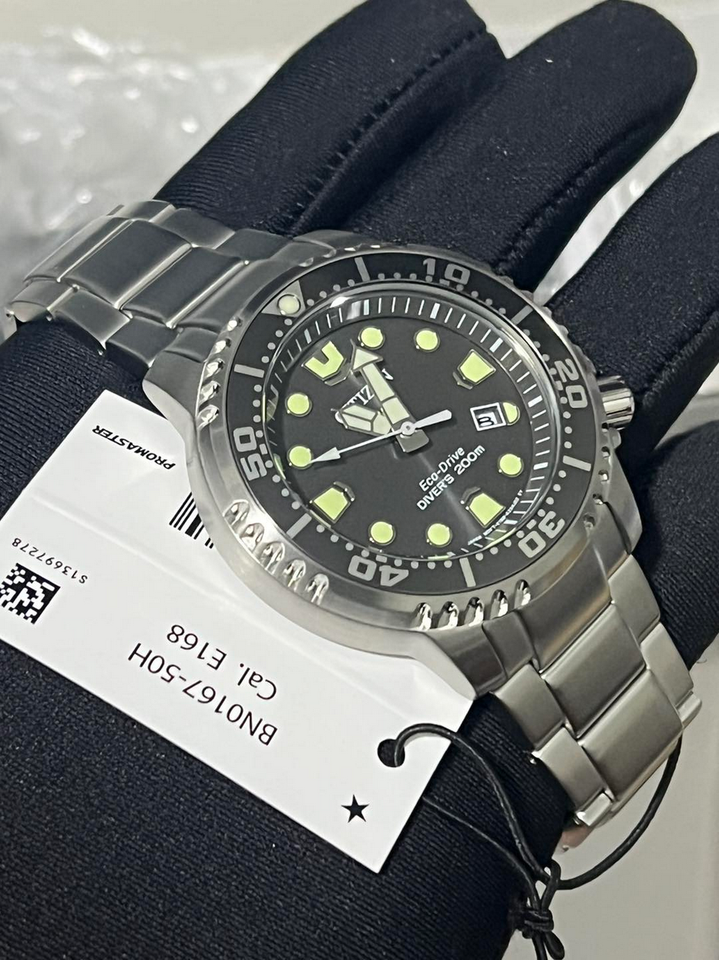Citizen Promaster Diver Eco-Drive Men's Watch BN0167-50H Gray Dial Date ...