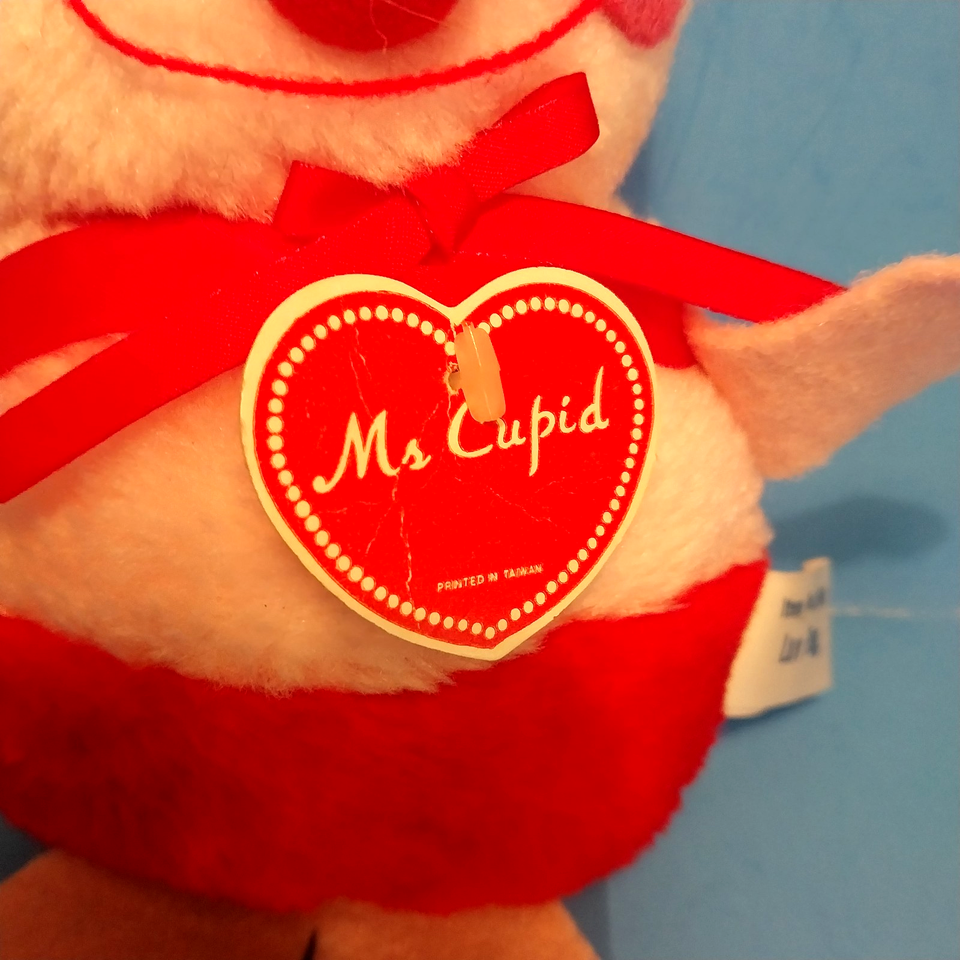 New "Ms Cupid" Plush Luv Bug Dan Dee Valentines Day Pink Red 1970s ...