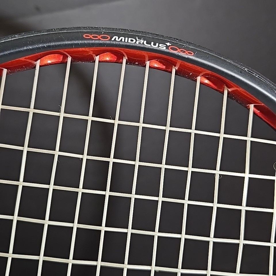 Prince O3 Red Midplus 105 Tennis Racket Size 4" - NO GRIP, NEEDS NEW | eBay