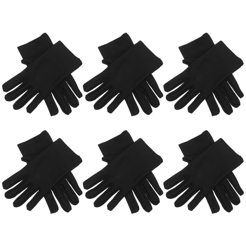 6 Pairs Thin Cotton Gloves for Art Crafting - Soft and Dust-Free Cotton ...