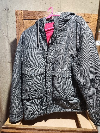 Quicksilver Jacket Grey Charcoal Denim Men's Large | eBay