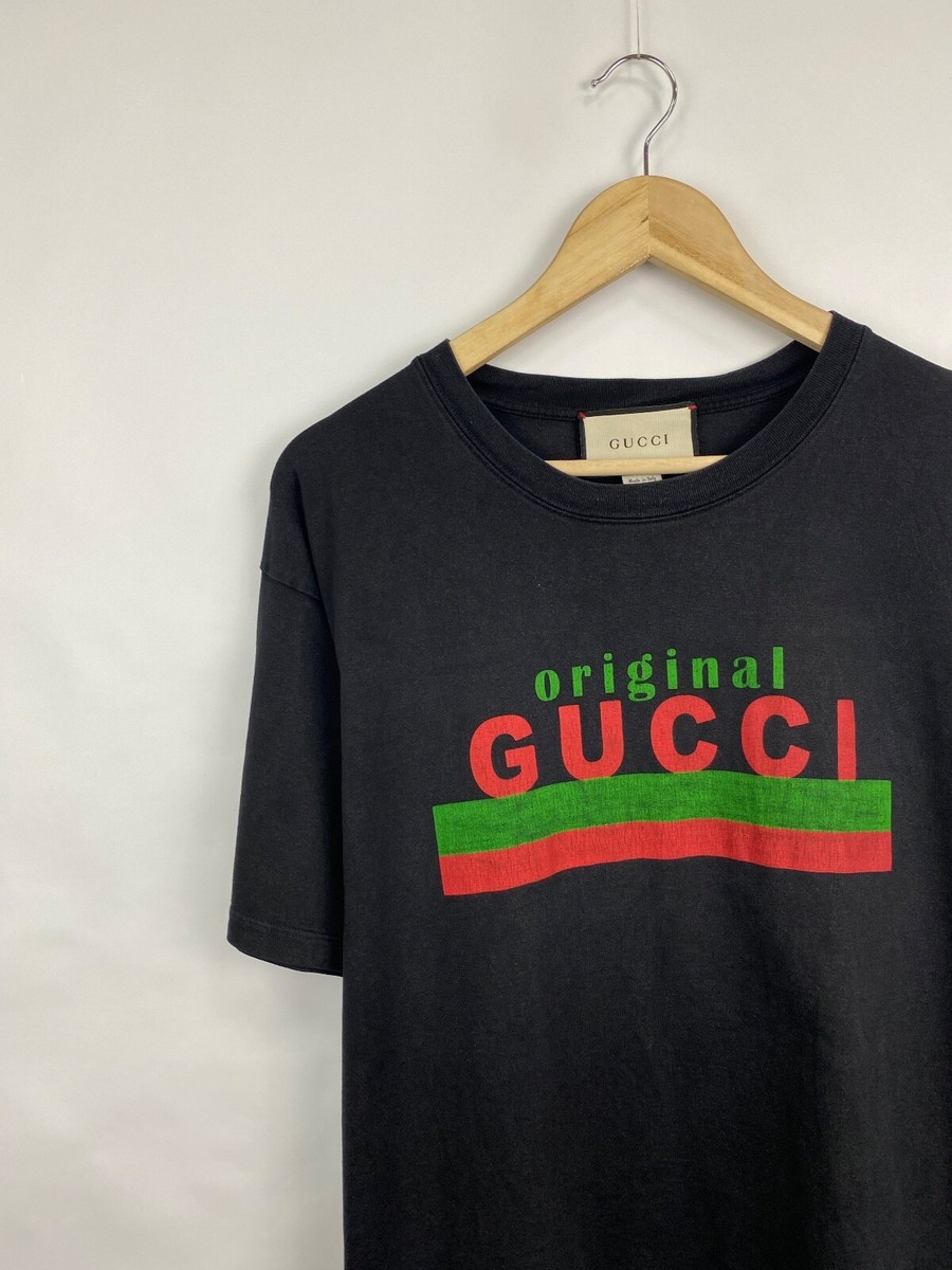 Gucci Original Print T-Shirt size L color black | eBay Gucci Original Print T-Shirt size L color black | eBay