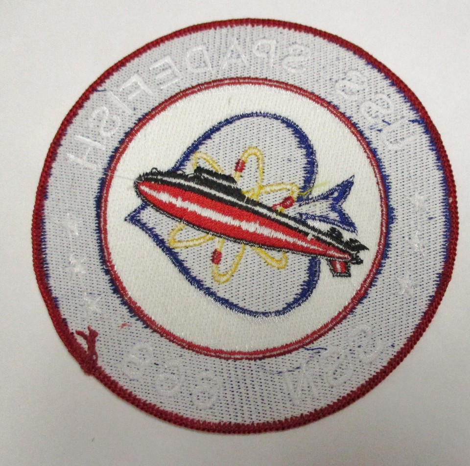 US NAVY SUBMARINE PATCH USS SPADEFISH SSN-668 (5 Inch) Original Vintage ...
