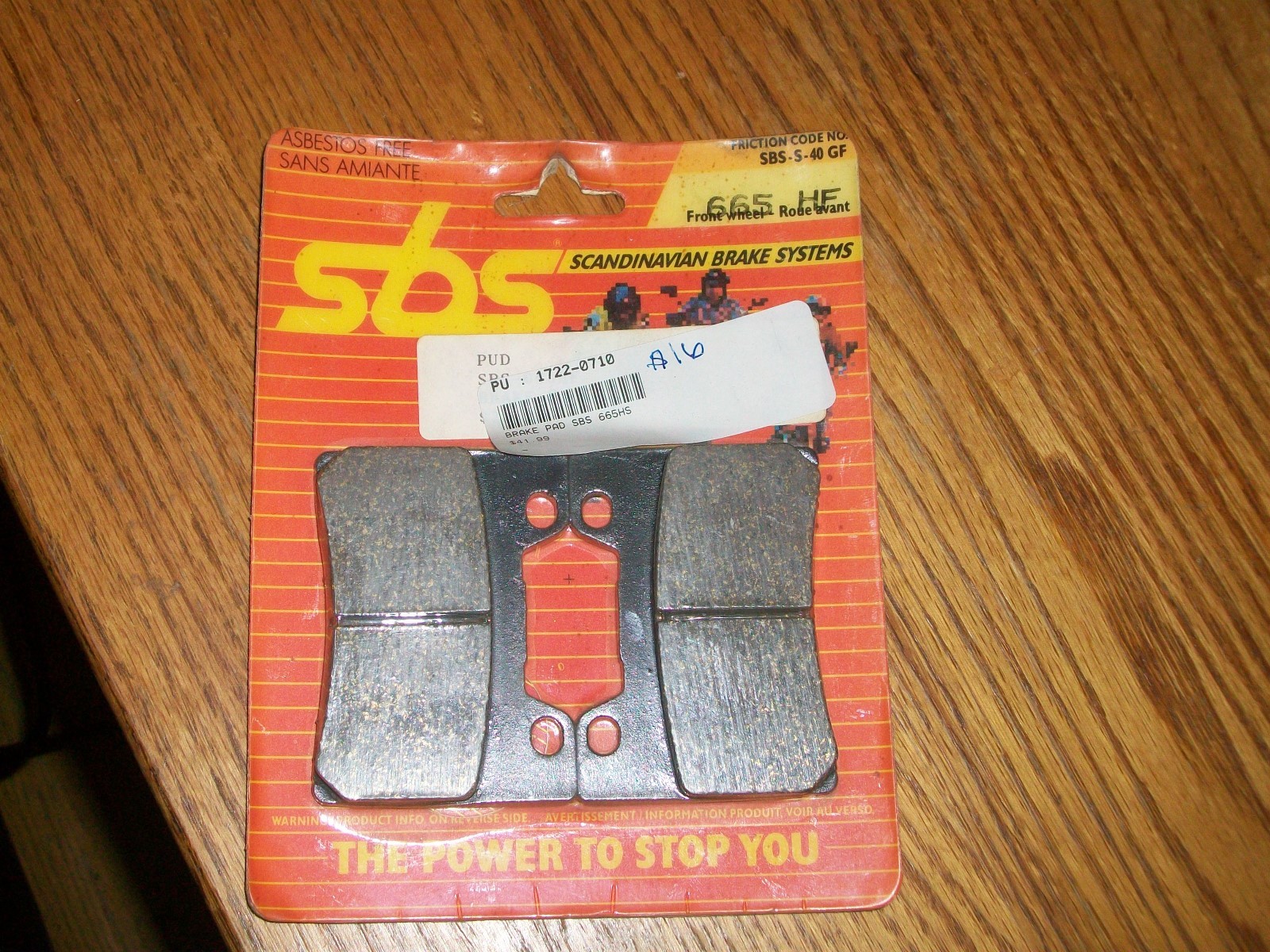 SBS Brakes - 665HF 1992 Yamaha FZR1000 Front | eBay