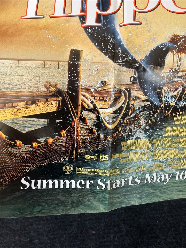 Original 1996 “ Flipper” Single Sided Movie Poster, 27in x 40in | eBay