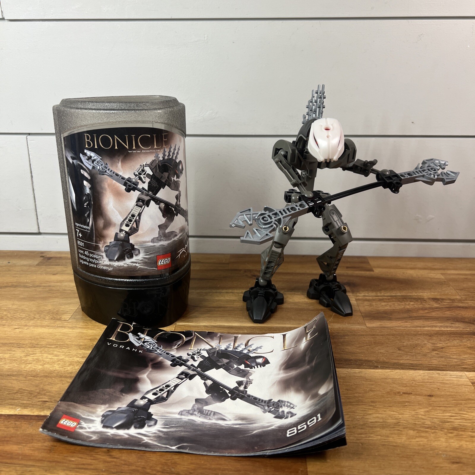 LEGO Bionicle - 8591 Rahkshi Vorahk NEAR Complete w/ Manual & Canister ...