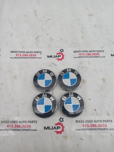 BMW OEM 3 Series 5 Series 7 Series Set 2 5/8" Center Cap Hub Cover 6 ...