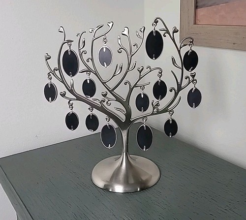 Papyrus Family Tree Silver Metallic Picture Frame 11.5" 14 Photos ...