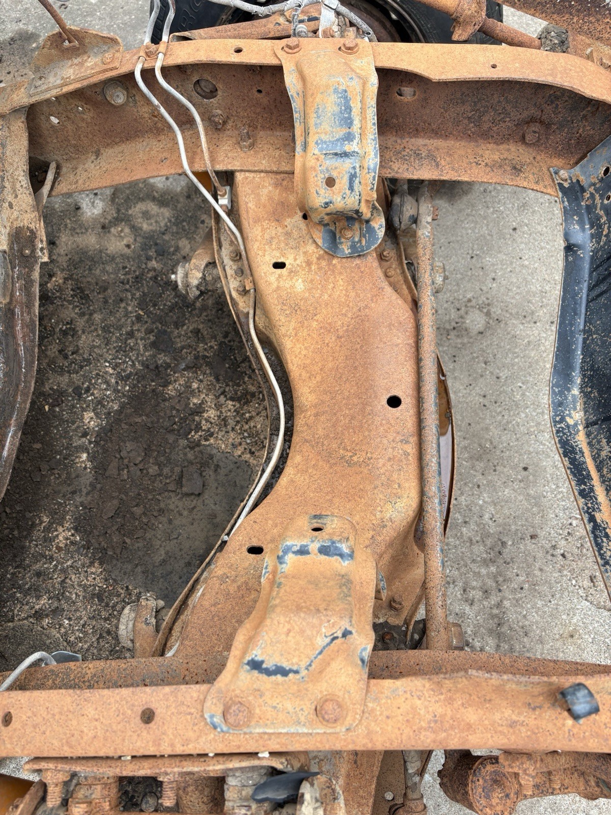 67-72 Chevy Gmc Truck V8 Engine Frame Towers Original GM Pair C10 Small ...