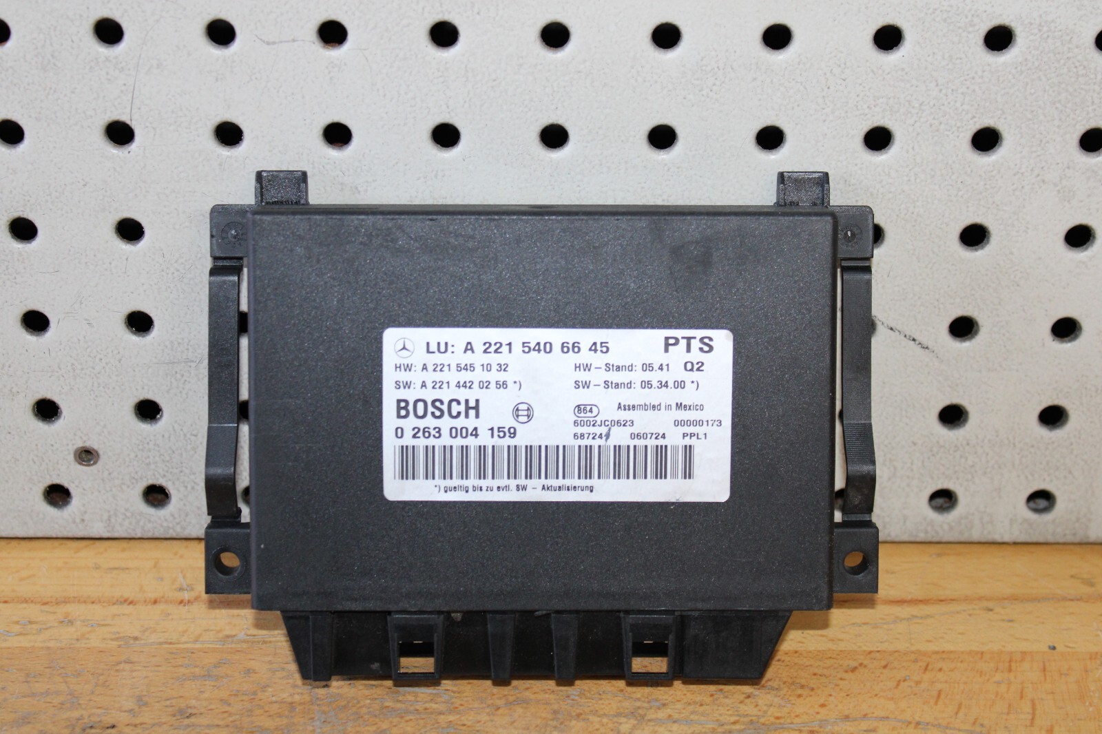 MERCEDES W216 W221 S63 S550 CL550 PARKTRONIC CONTROL MODULE PDC ...