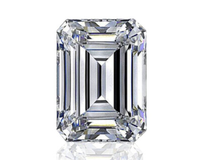 Loose Lab Grown CVD Diamond 4x6 mm Emerald D Color IF Clarity Certified ...