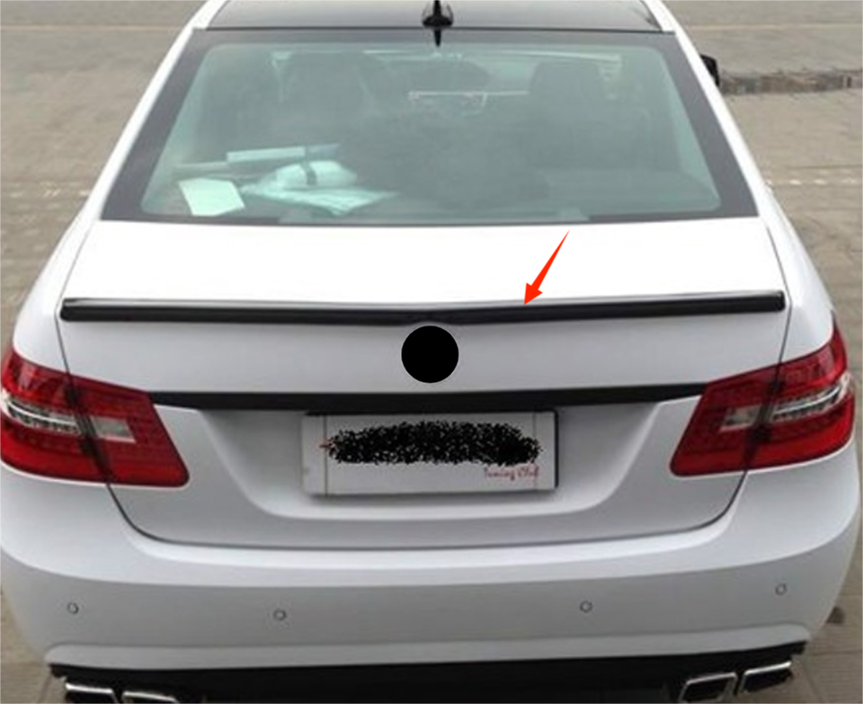 Spoiler A Black Rear Wing For 2010-2016 Mercedes Benz E-Class W212 E63 ...