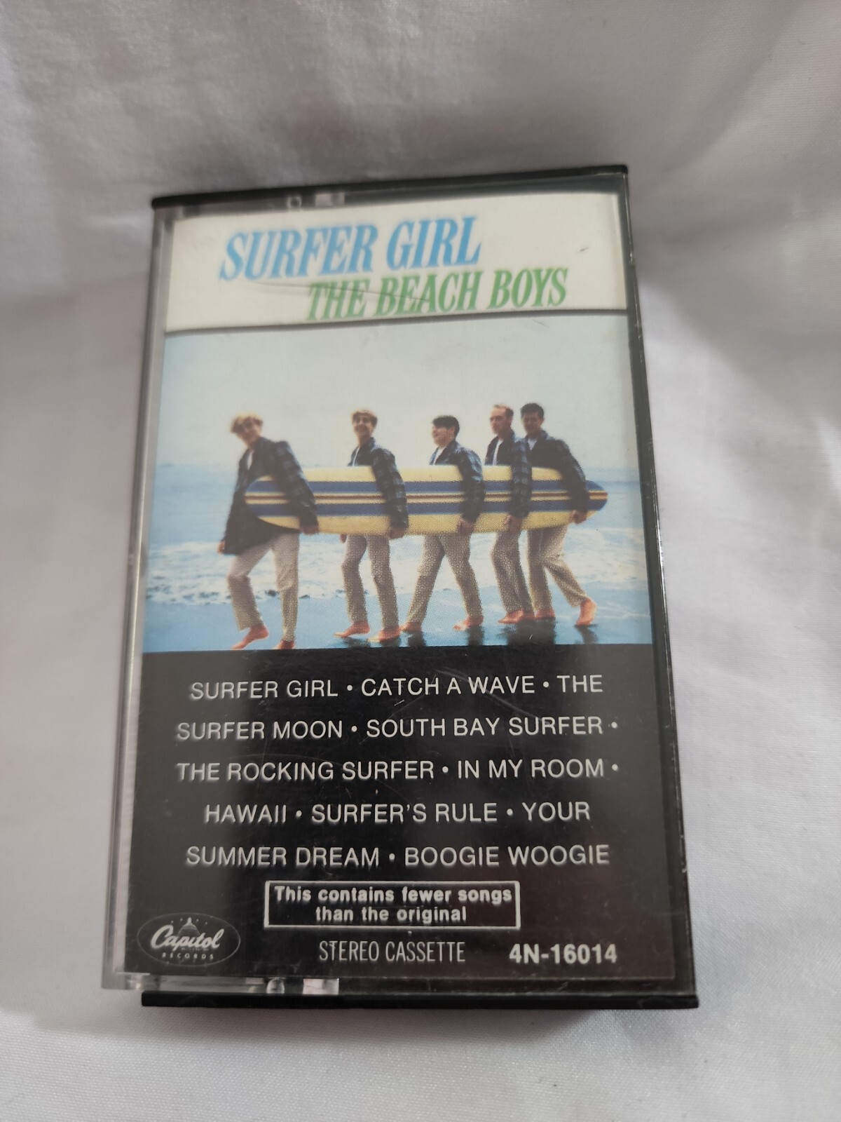 THE BEACH BOYS SURFER GIRL Cassette Tape 1980 Reissue Rock Pop Surf ...