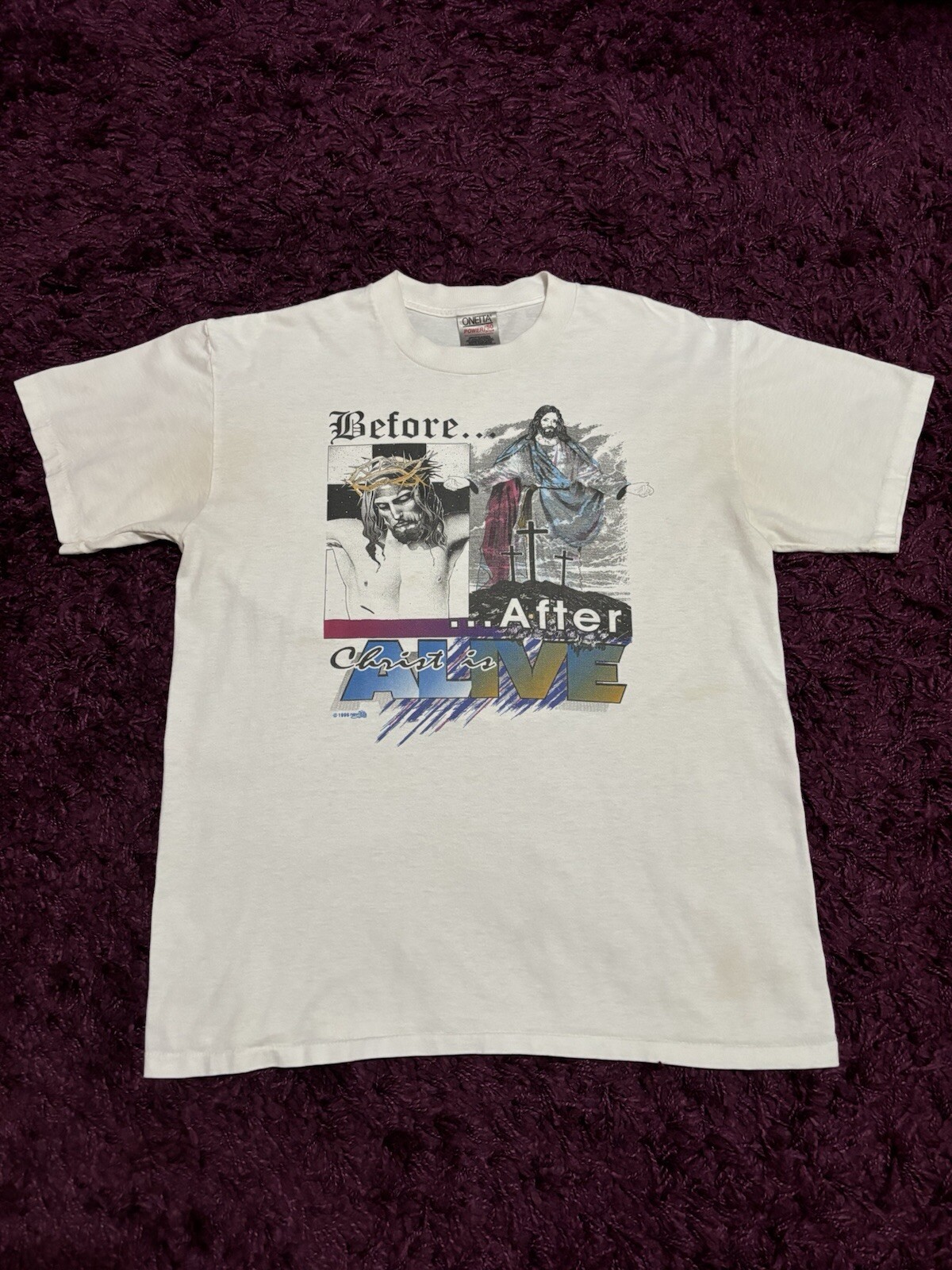 Vintage Rare Jesus Christ Is Alive Before And After C… - Gem