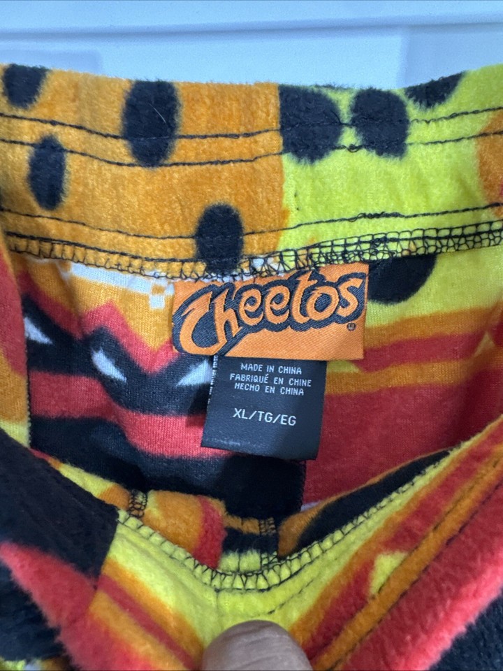 Cheetos Flamin Hot Cheetos Pajamas Set Size XL includes Top and Fleece ...