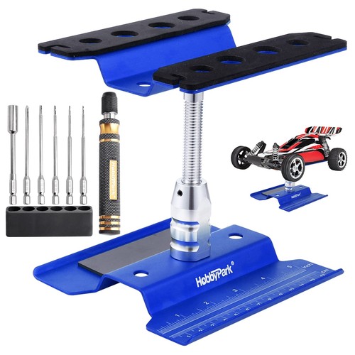 Aluminum RC Car Work Stand Repair Workstation 360 Degree Rotation Lift ...