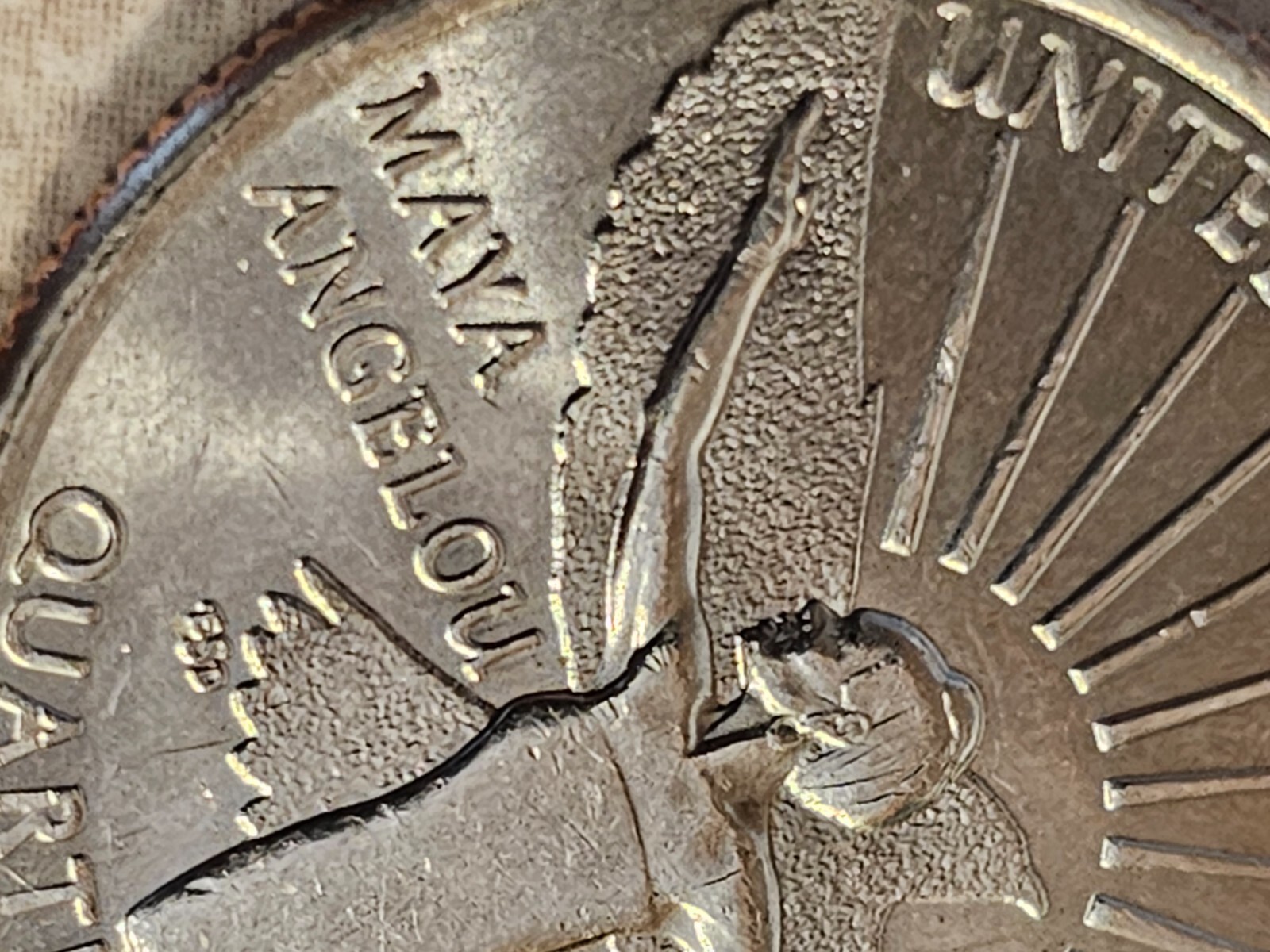 2022 P Washington Quarter ERROR Maya Angelou DDO DDR Flower Drooling ...