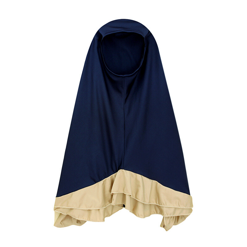 Muslim Kids Girls Prayer Dress Burka Scarf Hijab Set Islamic Kaftan ...