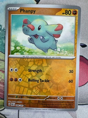 Phanpy Reverse Holo English Pokemon TCG BKBS646 | eBay