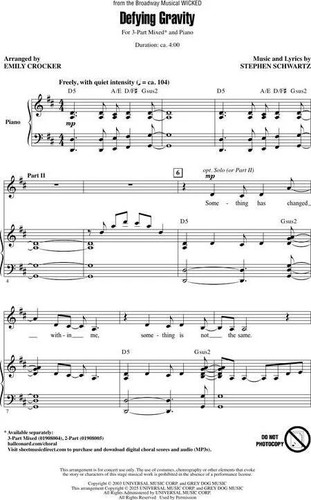 Defying Gravity (from the Broadway Musical WICKED) - Discovery Level 3 ...
