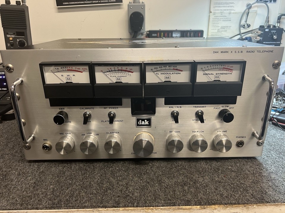 DAK MARK X SSB RADIO TELEPHONE W/ Stock D-104 power mic | eBay