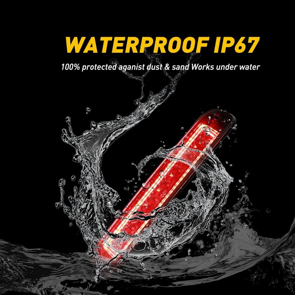 SMOKE LED 3RD THIRD LIGHT BRAKE CARGO TAIL LAMP FOR 1999-16 FORD F250 ...