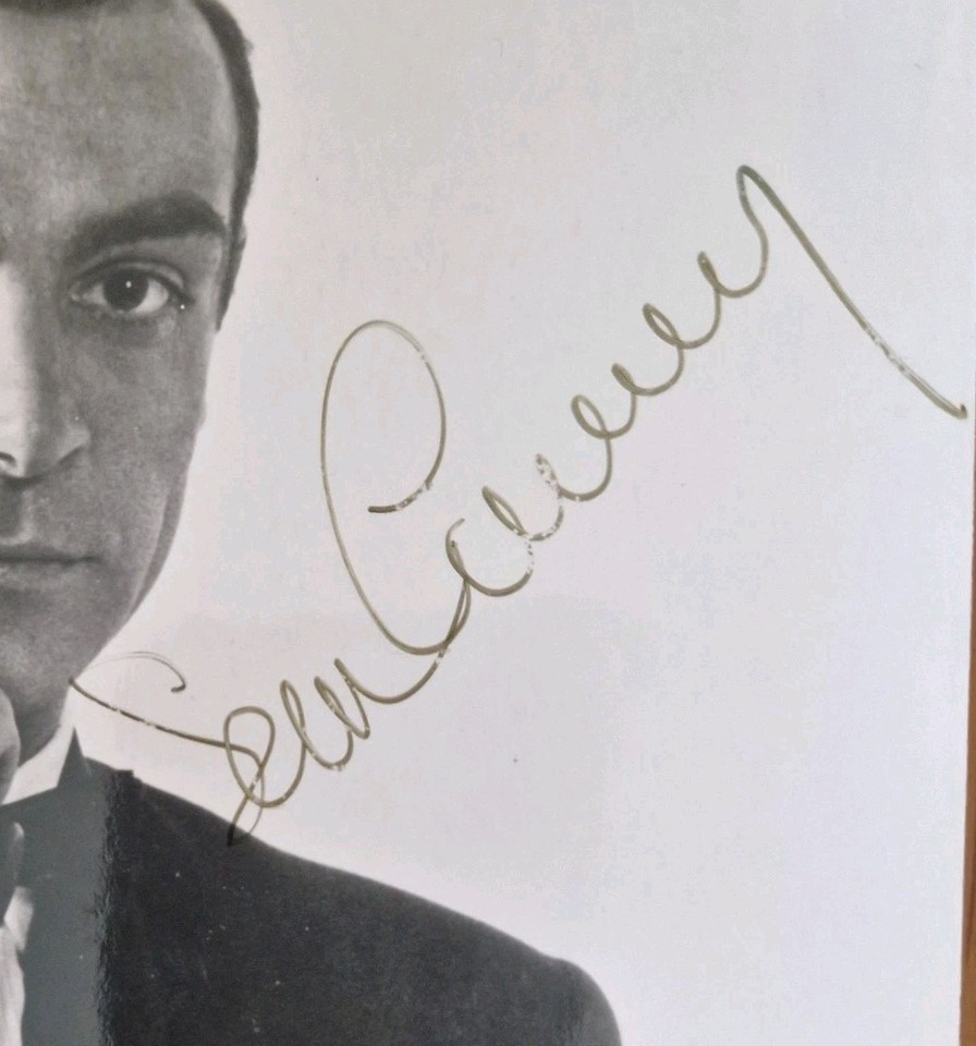 SEAN CONNERY ORIGINAL AUTOGRAPH. JAMES BOND | eBay