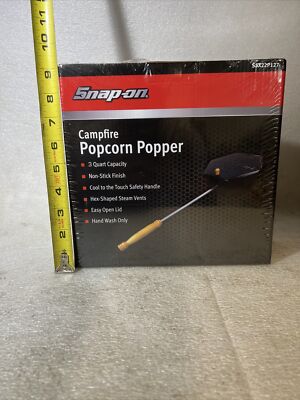 Campfire Popcorn Popper, Popcorn over Campfire and Fire Pit, Snap on ...