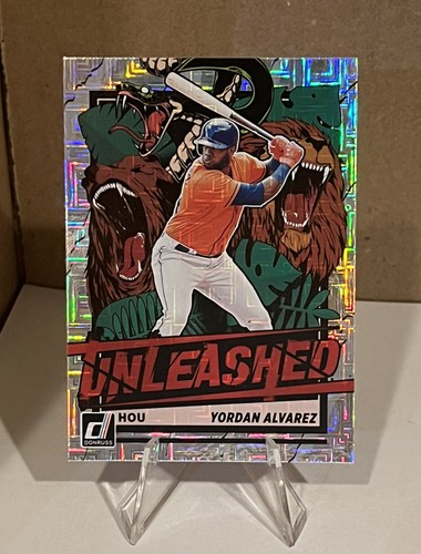 Yordan Alvarez 2021 Donruss UNLEASHED Vector Parallel #UNL1 Houston ...