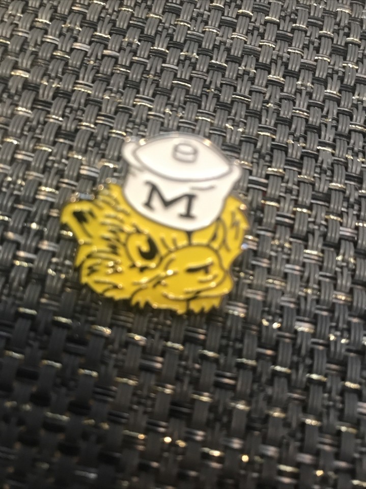 Michigan Wolverines Vintage Hat & Lapel Pin 1” X 1” | eBay
