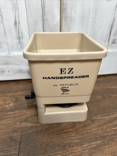 EZ Hand Spreader By Republic- Seed Fertilizer Spreader Hand Crank 1/2 ...