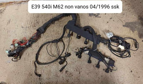 BMW E39 540I 1996 M62 non vanos Engine Wiring Loom Harness 1433803 | eBay