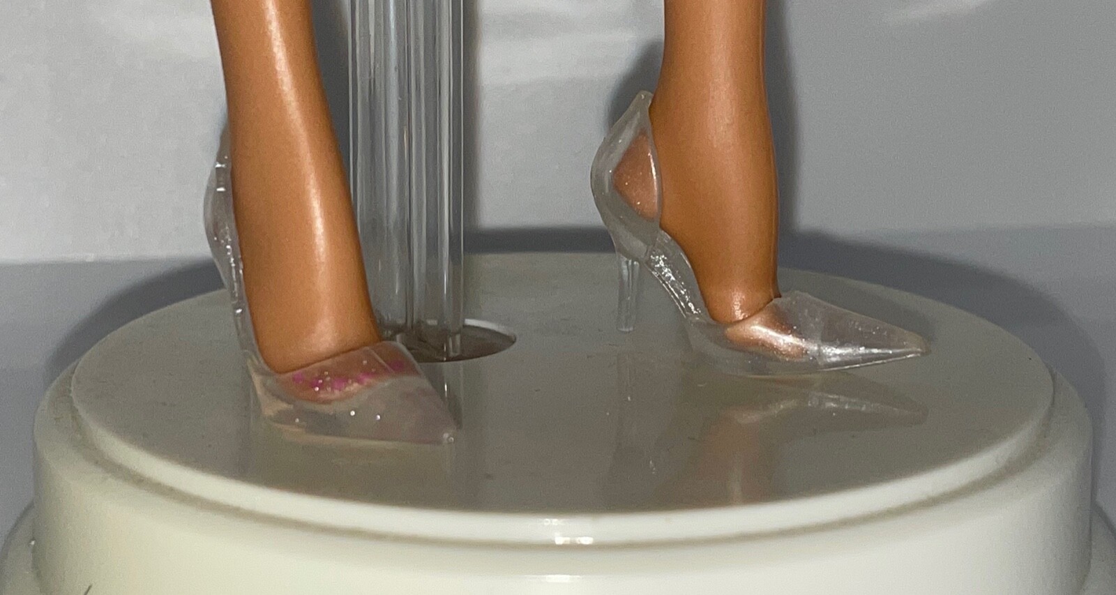 Barbie Model Muse Holiday Doll Clear High Heel Shoes Translucent Point ...