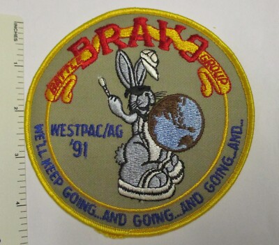 US NAVY BATTLE GROUP BRAVO WESTPAC 1991 BUNNY PATCH Original Vintage | eBay