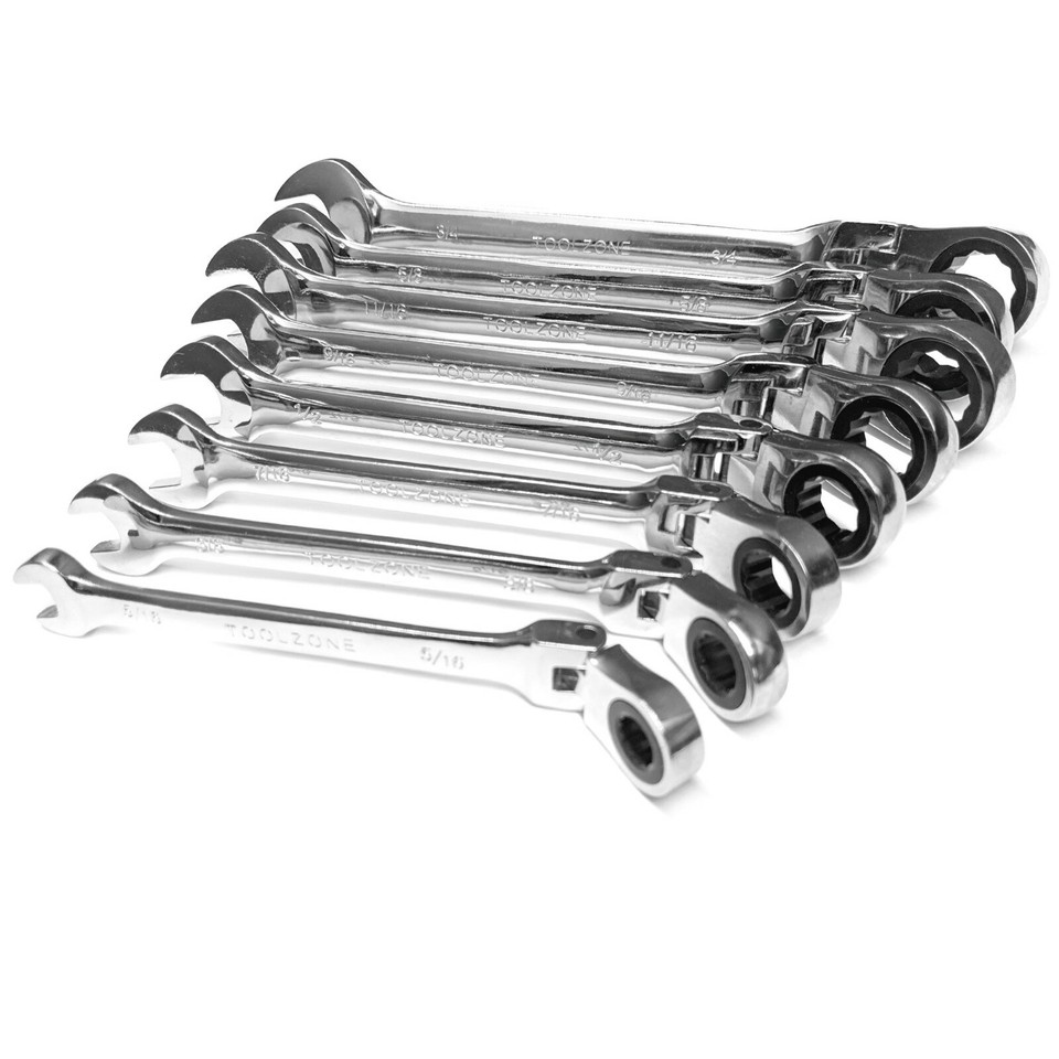 Flexible Ratchet Spanner Combination Set AF Imperial Flexi Ratchet ...